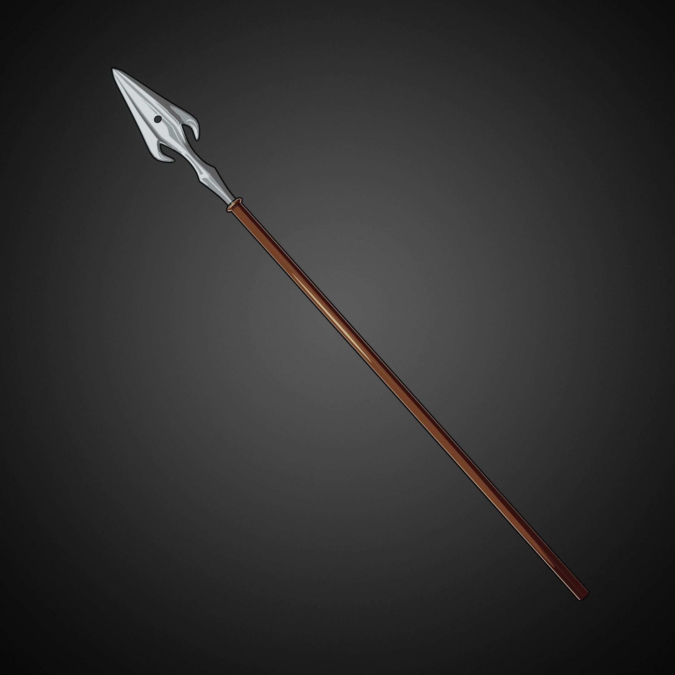 Hazbin Hotel Vaggie Spear for Cosplay 3D model 3D printable | CGTrader