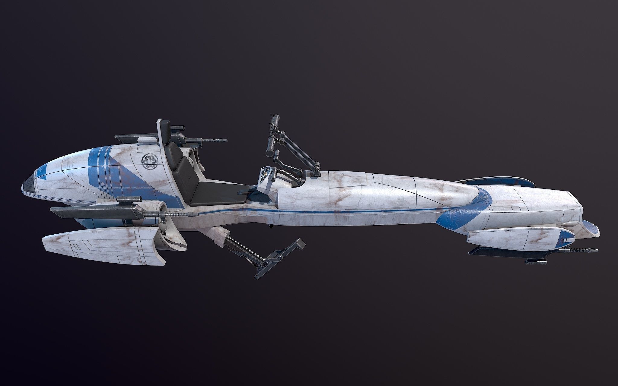 Barc Speeder Star Wars 3D model | CGTrader