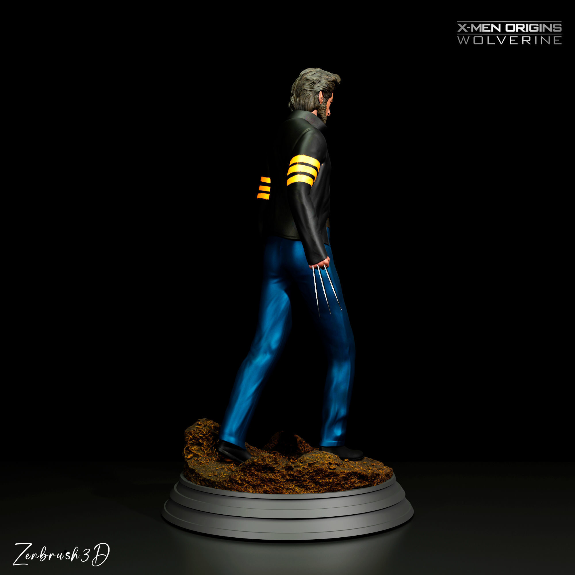 WOLVERINE - HUGH JACKMAN 3D PRINTING MODEL STL 3D model 3D printable ...