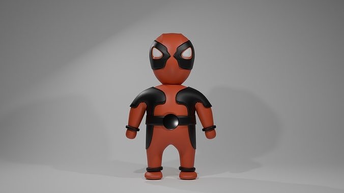 3D model Deadpool VR / AR / low-poly | CGTrader