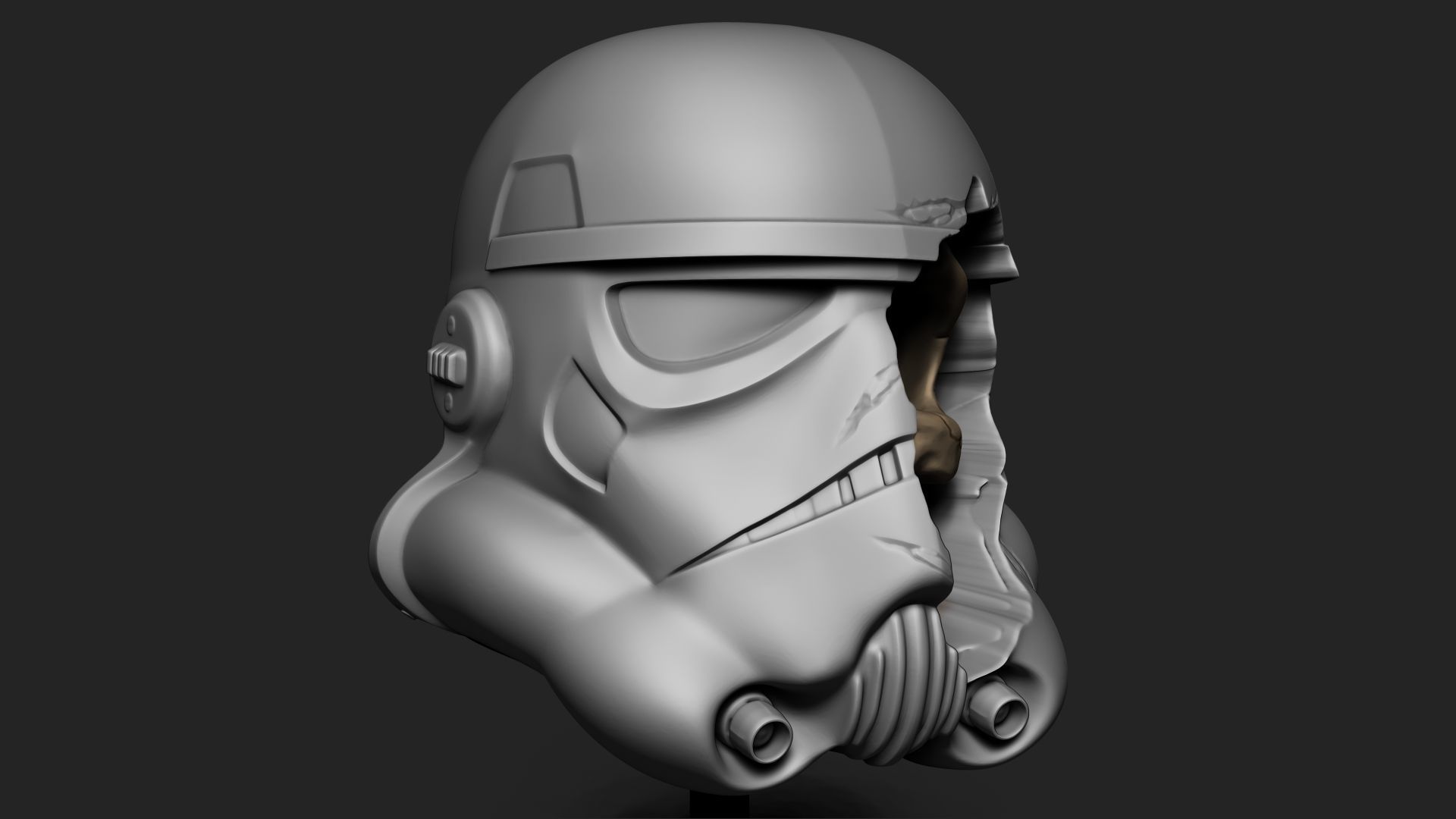 3D model STAR WARS STORMTROOPER HELMET SKULL VR / AR / low-poly | CGTrader