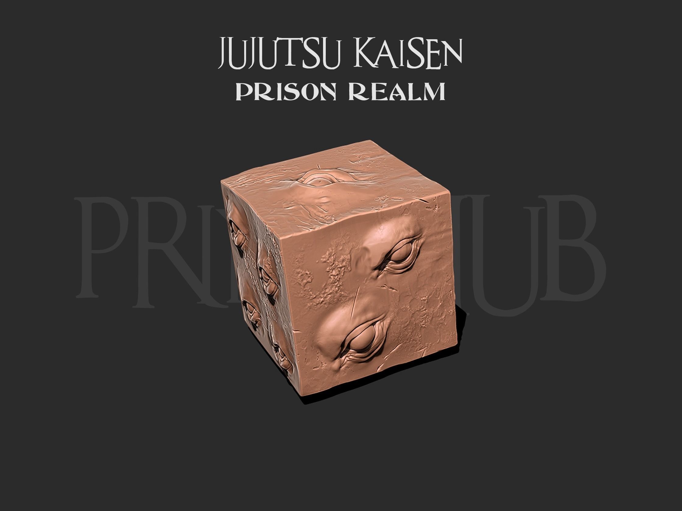 Prison Realm Cube Jujutsu Kaisen 3D model 3D printable | CGTrader