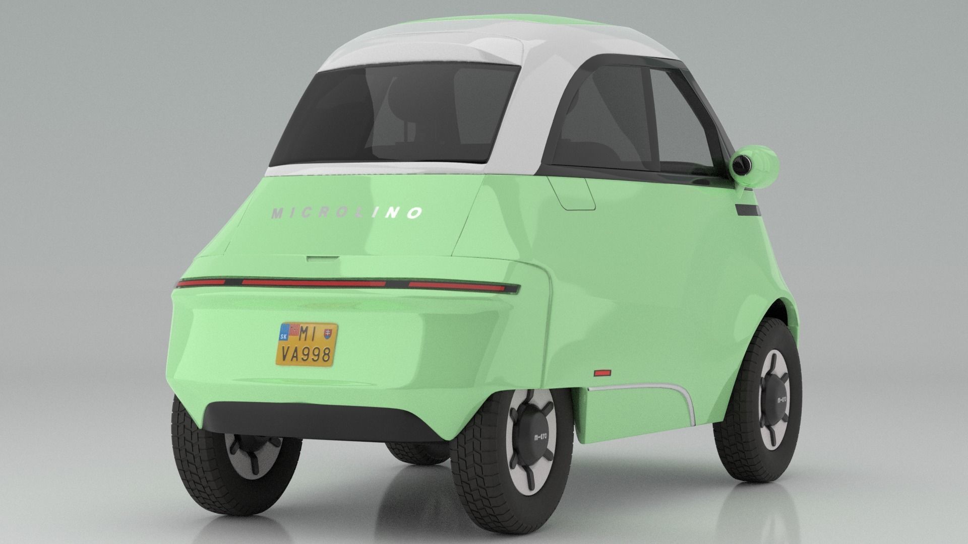 Microlino electric scooter car Mint 3D model | CGTrader