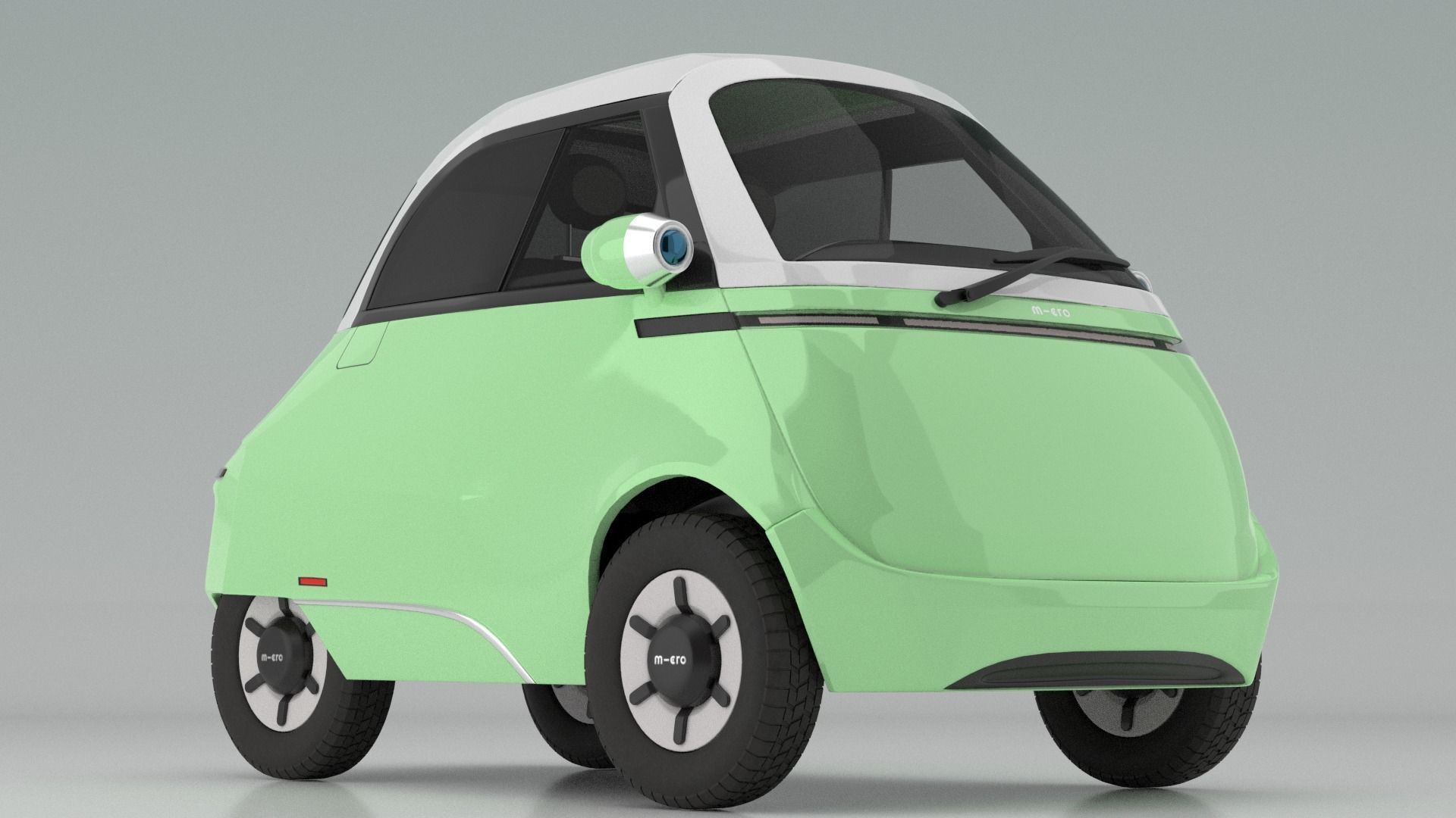 Microlino electric scooter car Mint 3D model | CGTrader