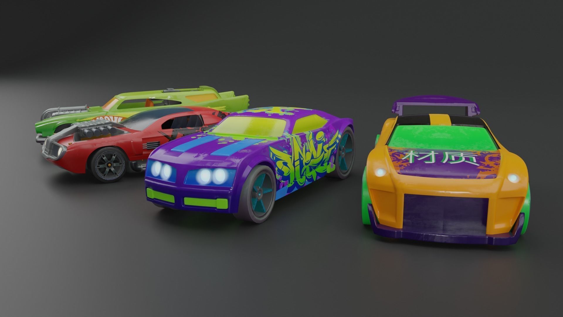 3D model Stylized Toy Cars VR / AR / low-poly | CGTrader