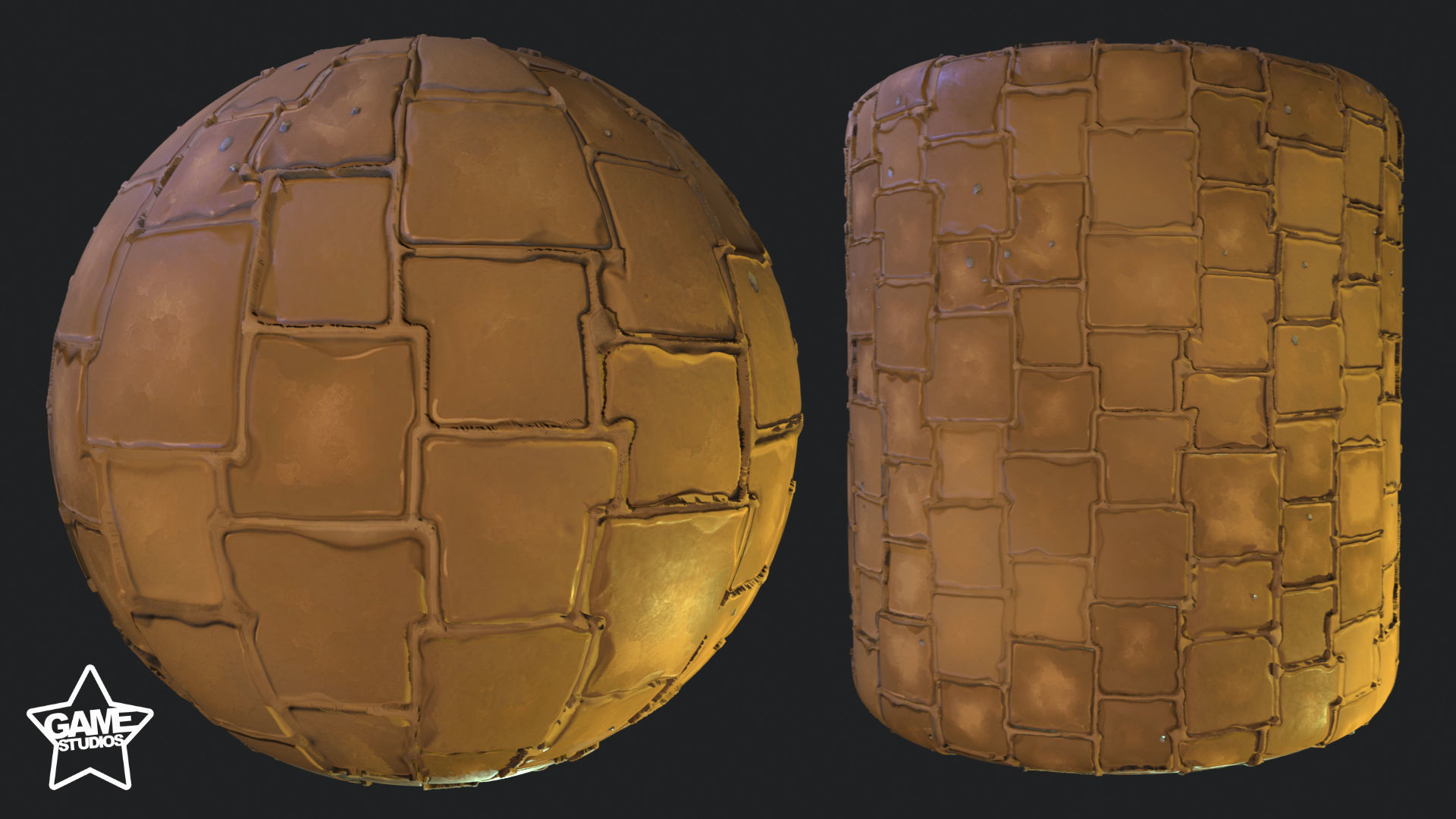 Stylized Desert Tiles Material 06 - Substance 3D Designer Texture ...