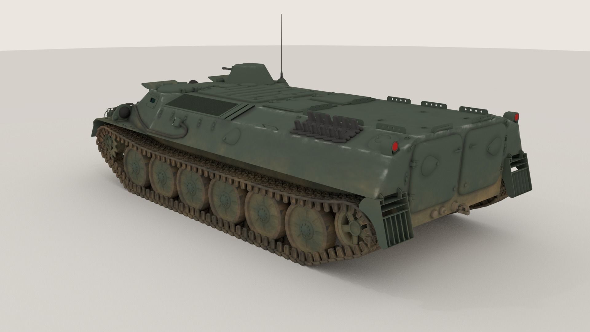 MT-LB Soviet-Russian APC 3D model | CGTrader
