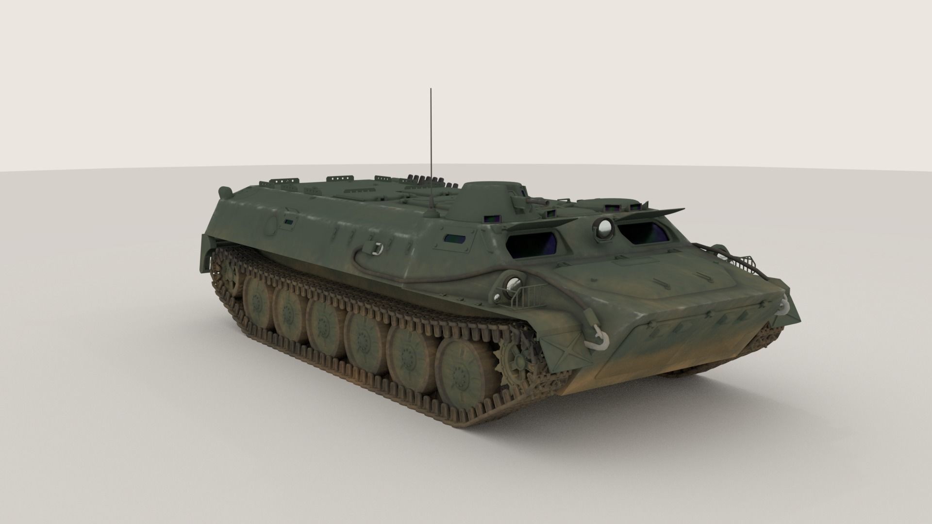 MT-LB Soviet-Russian APC 3D model | CGTrader