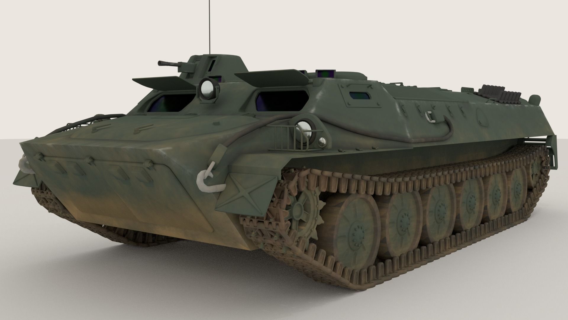 MT-LB Soviet-Russian APC 3D model | CGTrader