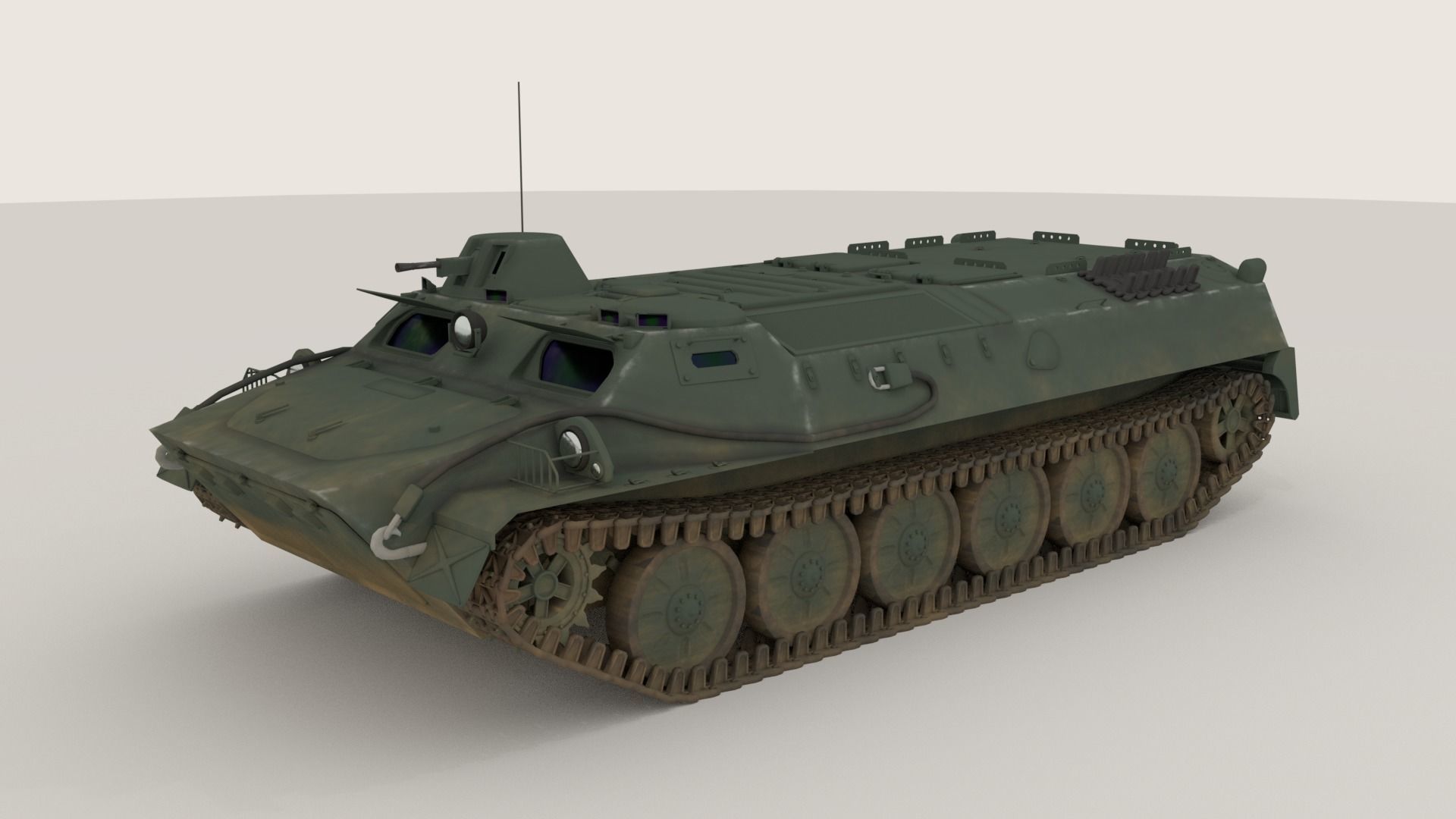 MT-LB Soviet-Russian APC 3D model | CGTrader
