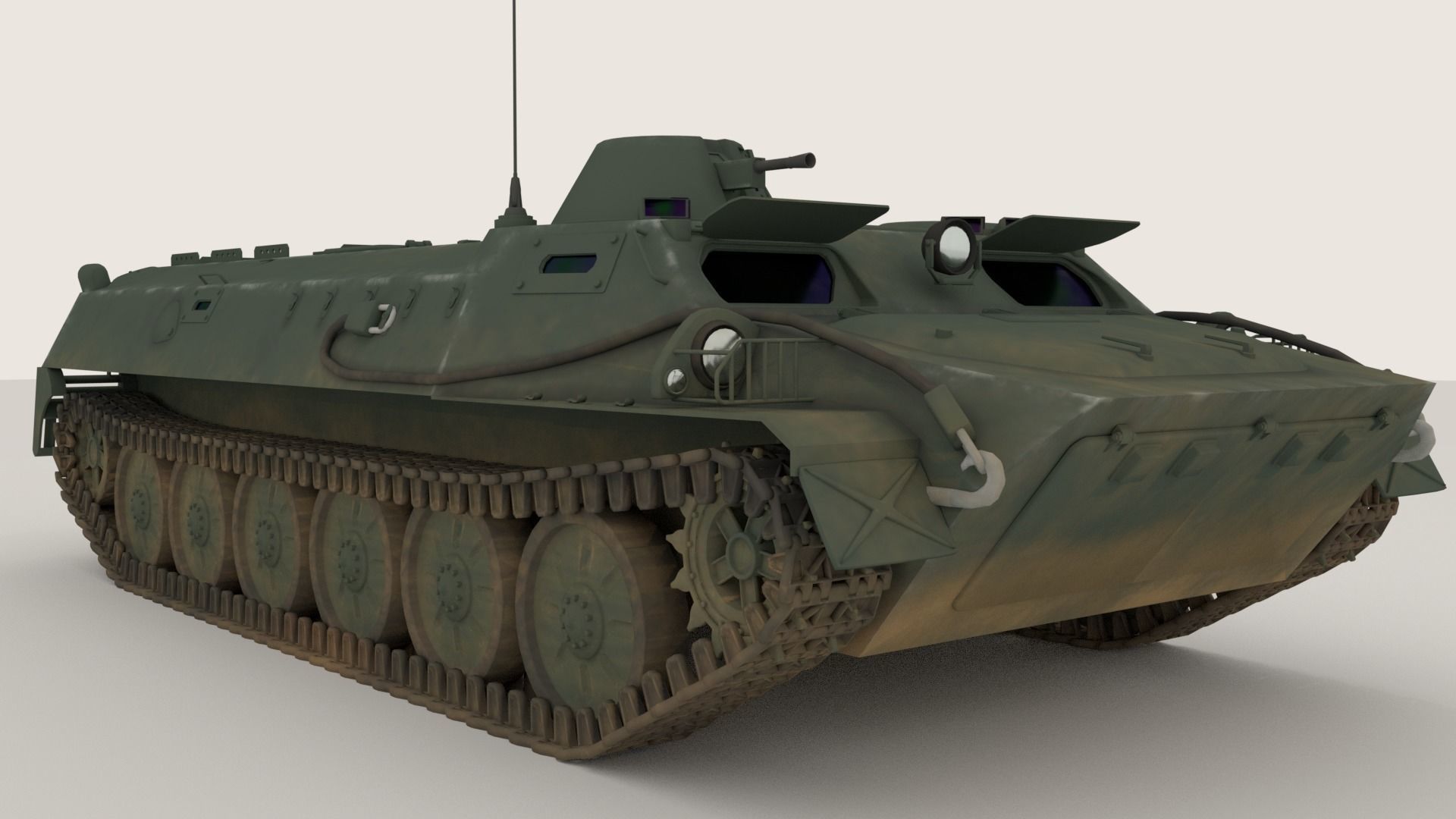 MT-LB Soviet-Russian APC 3D model | CGTrader