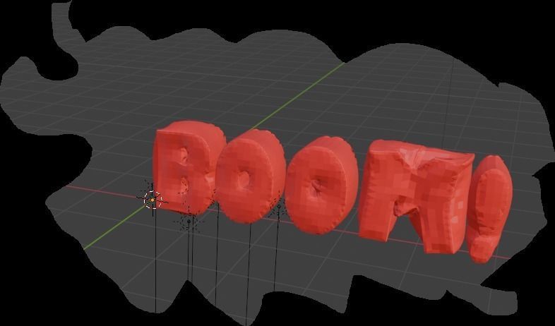 BOOM text balloon free Texture | CGTrader