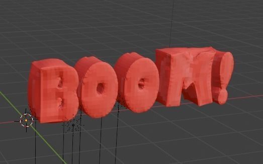 BOOM text balloon free Texture | CGTrader