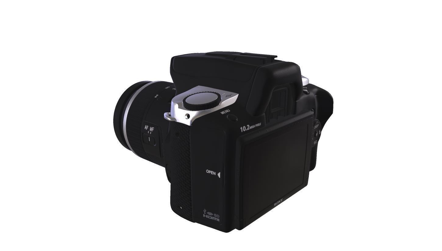 3D model Sony Alpha A330L VR / AR / low-poly | CGTrader