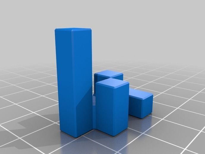 3D Printable Interlocking Puzzle - Brain Teaser for All Ages 3D model ...