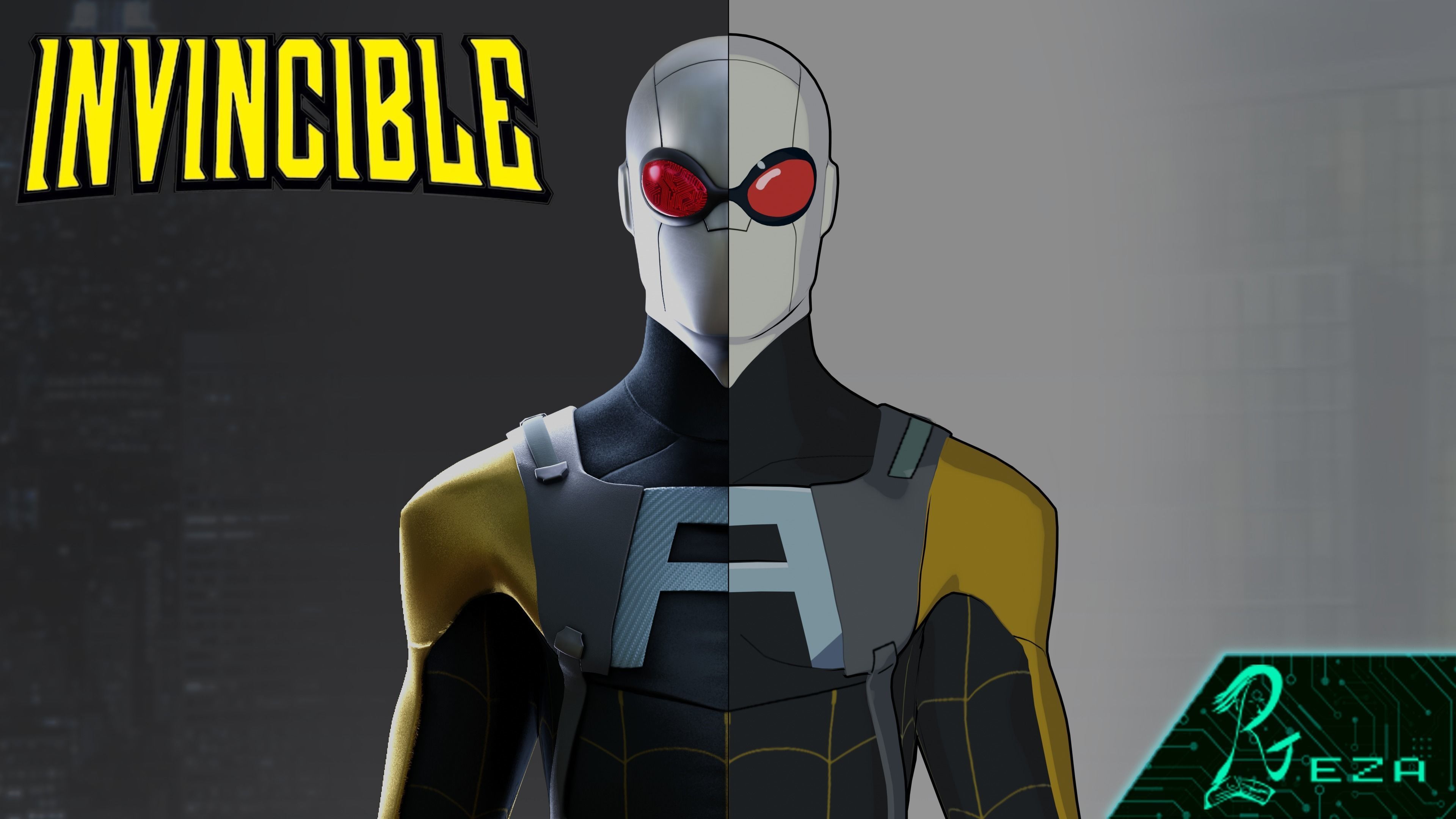 Agent Spider from Invincible TV Series 3D model rigged | CGTrader