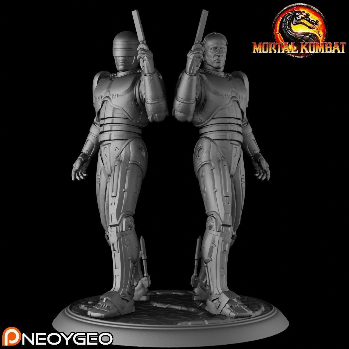 ROBOCOP - MORTAL KOMBAT 3D model 3D printable | CGTrader