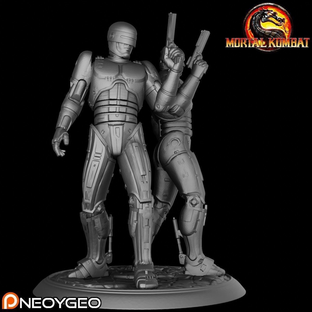 ROBOCOP - MORTAL KOMBAT 3D model 3D printable | CGTrader