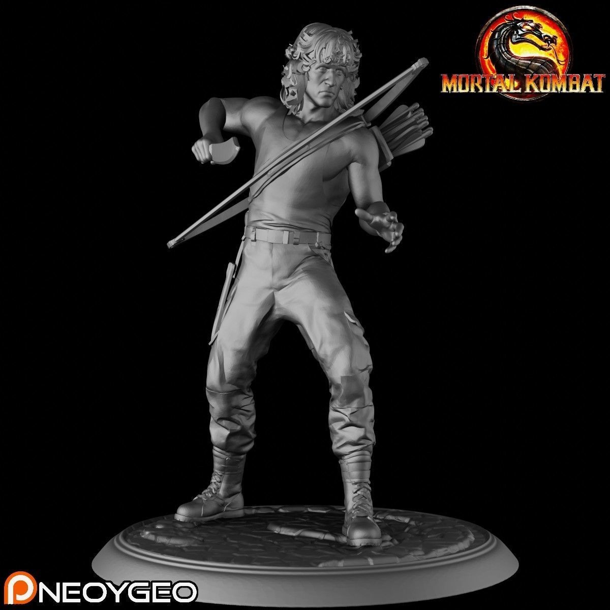 RAMBO - MORTAL KOMBAT 3D model 3D printable | CGTrader