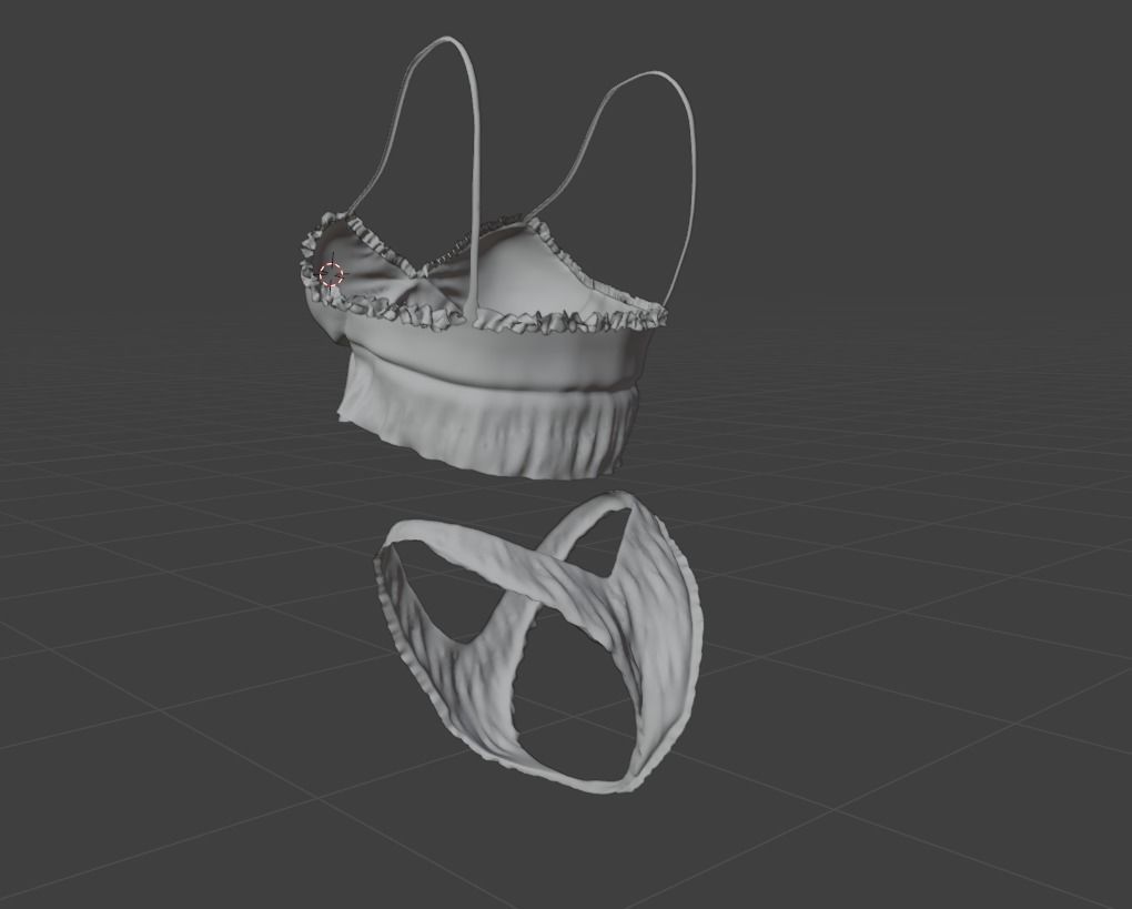 3D model Mesh Outfit 002 - Second Life VR / AR / low-poly | CGTrader