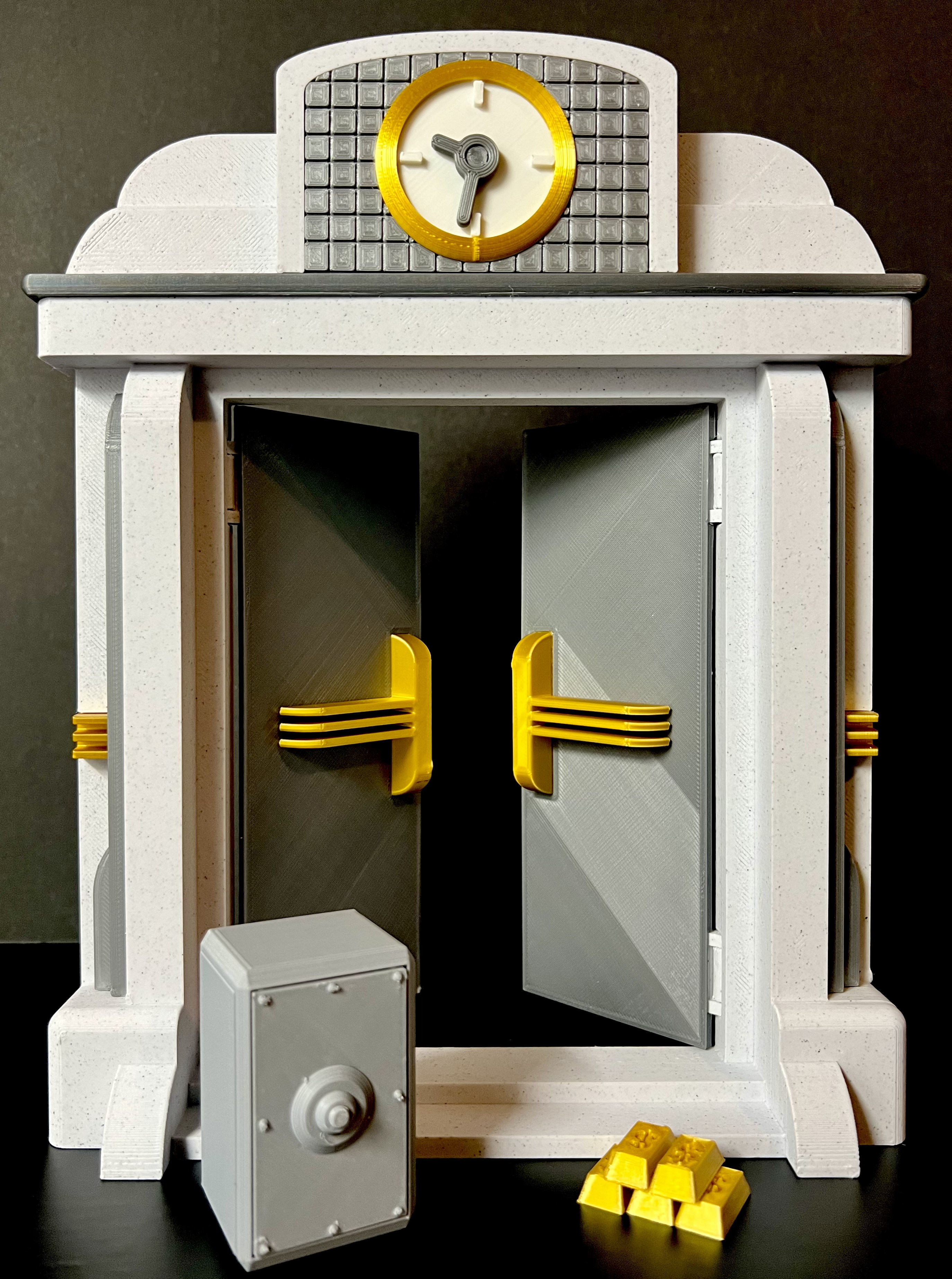 Batman The Animated Series DC Collectibles Gotham Bank Playset 3D model ...