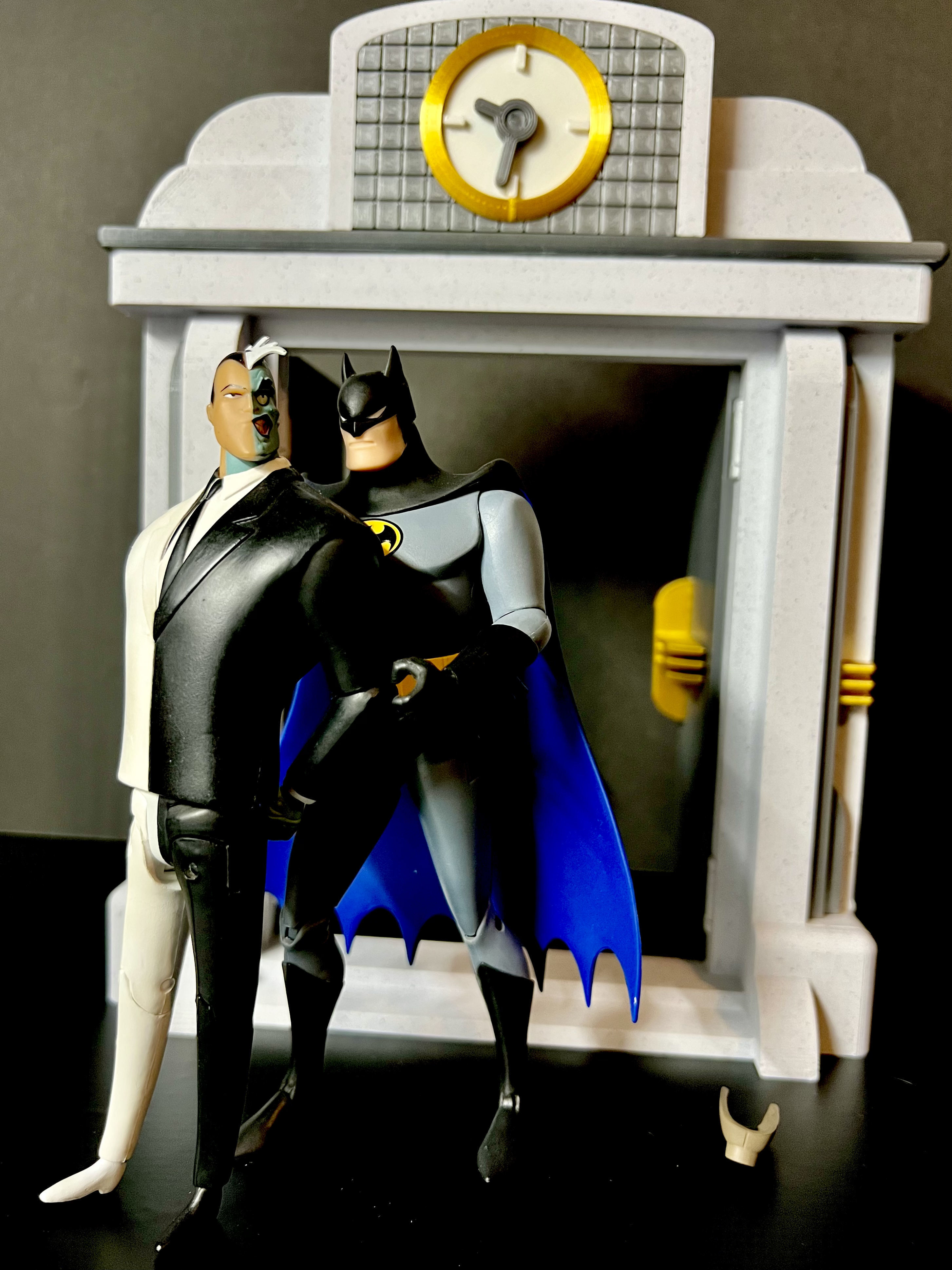 Batman The Animated Series DC Collectibles Gotham Bank Playset 3D model ...