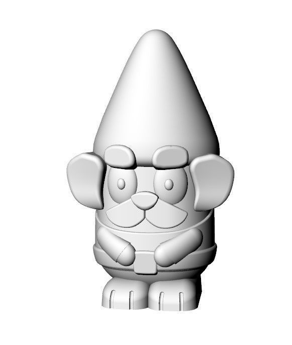 Bluey Gerald Gnome 3D model 3D printable | CGTrader