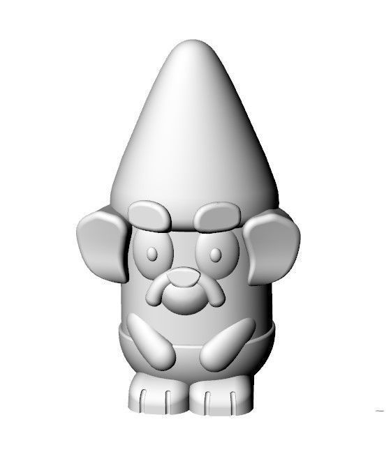 Bluey Jeremy Gnome 3D model 3D printable | CGTrader