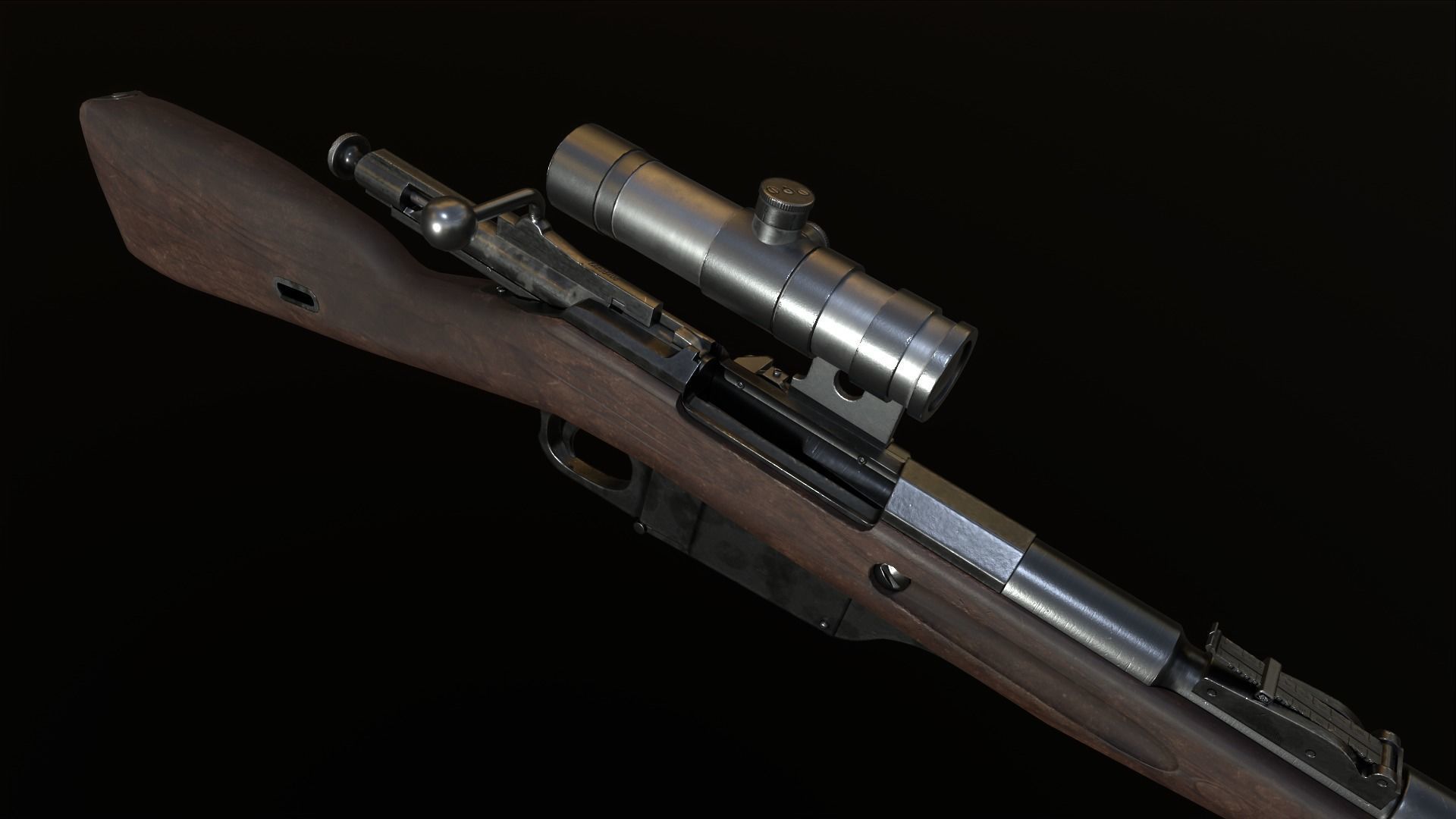 3D model Mosin Nagant M1891 VR / AR / low-poly | CGTrader