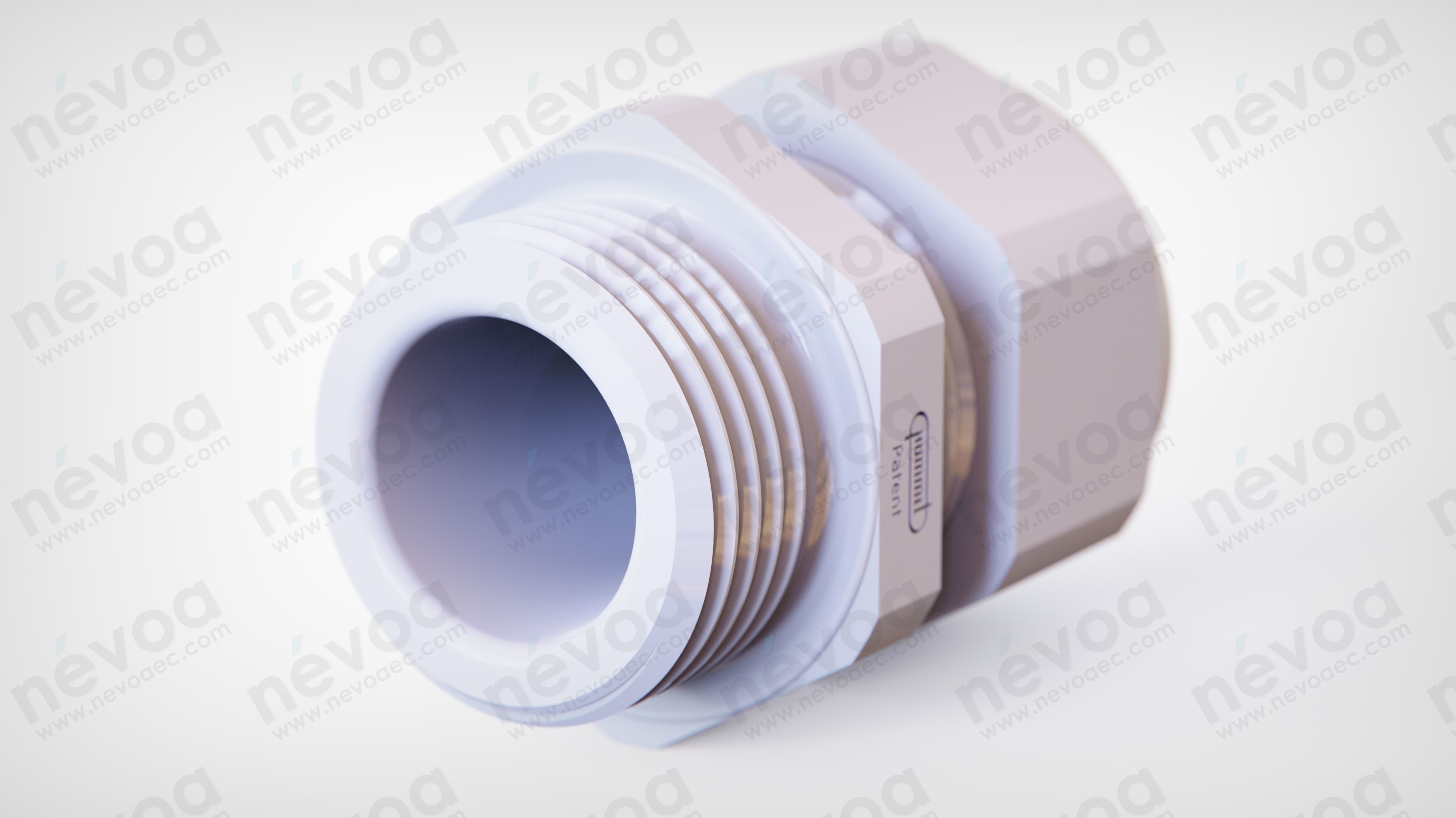 Cable gland - HSK-K-PVDF - M20x1-5 - 1299200050 - Hummel AG 3D model ...