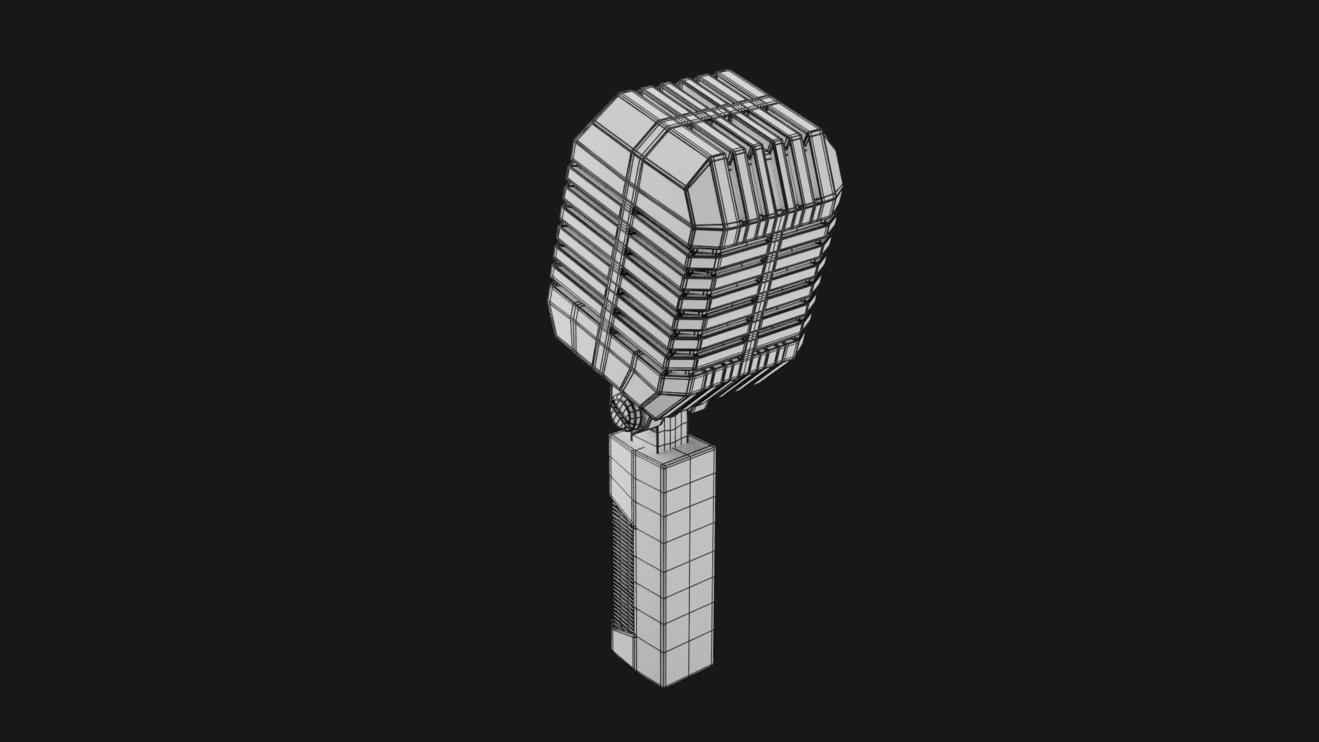 Mic 3D Model 3D model 3D printable | CGTrader