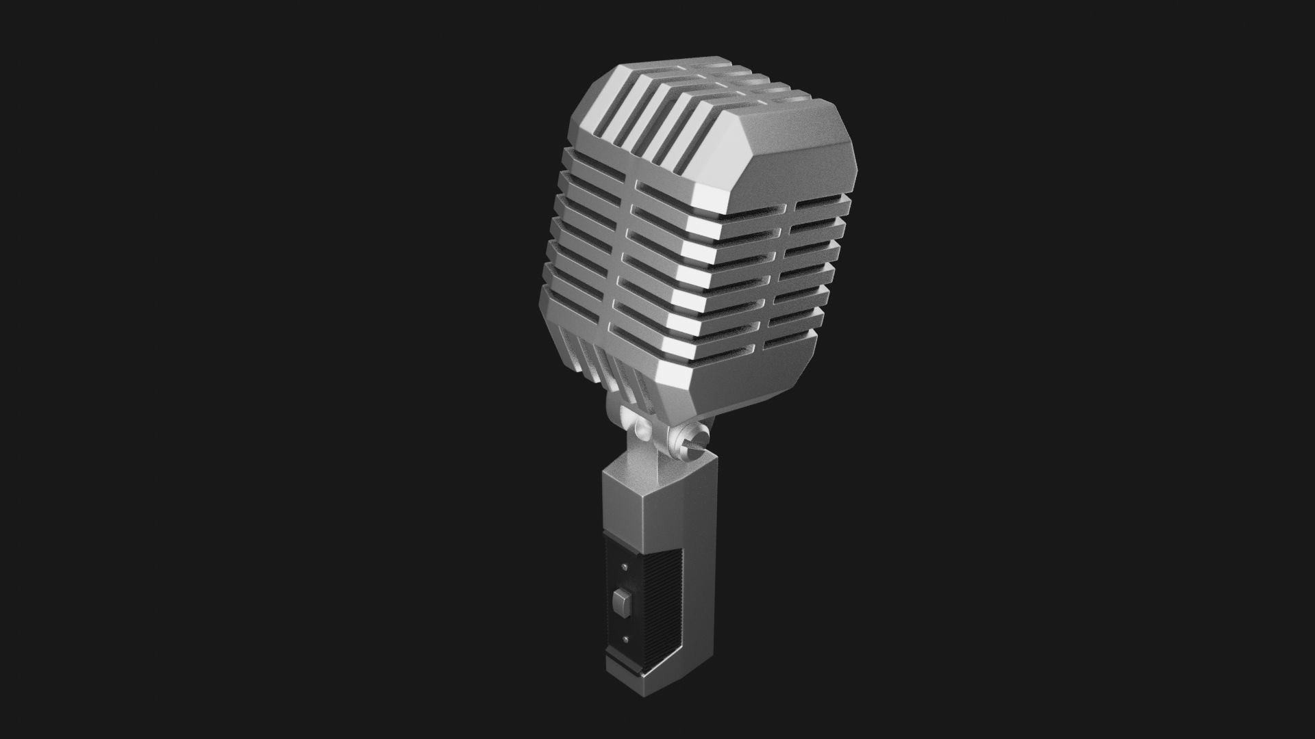 Mic 3D Model 3D model 3D printable | CGTrader