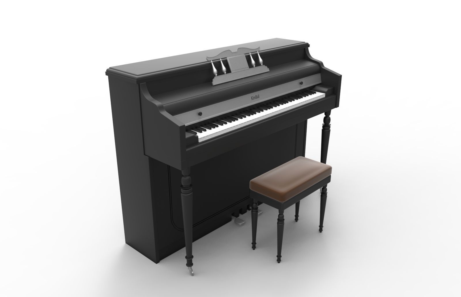 3D model KimBall Piano VR / AR / low-poly | CGTrader