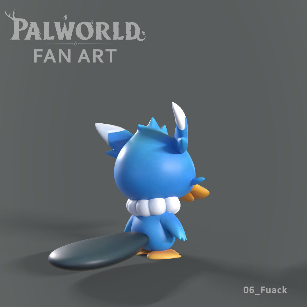PALWORLD 06 FUACK FANART 3D print model 3D model 3D printable | CGTrader