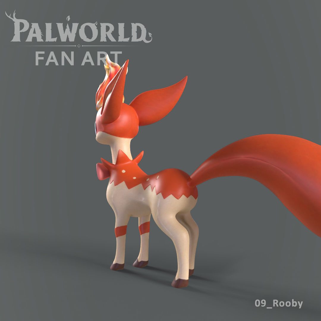 PALWORLD 09 ROOBY FANART 3D model 3D printable | CGTrader