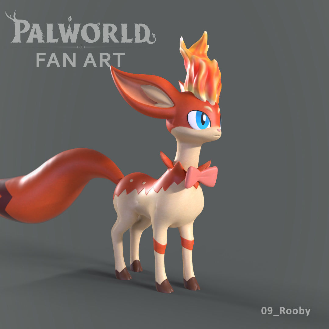 PALWORLD 09 ROOBY FANART 3D model 3D printable | CGTrader