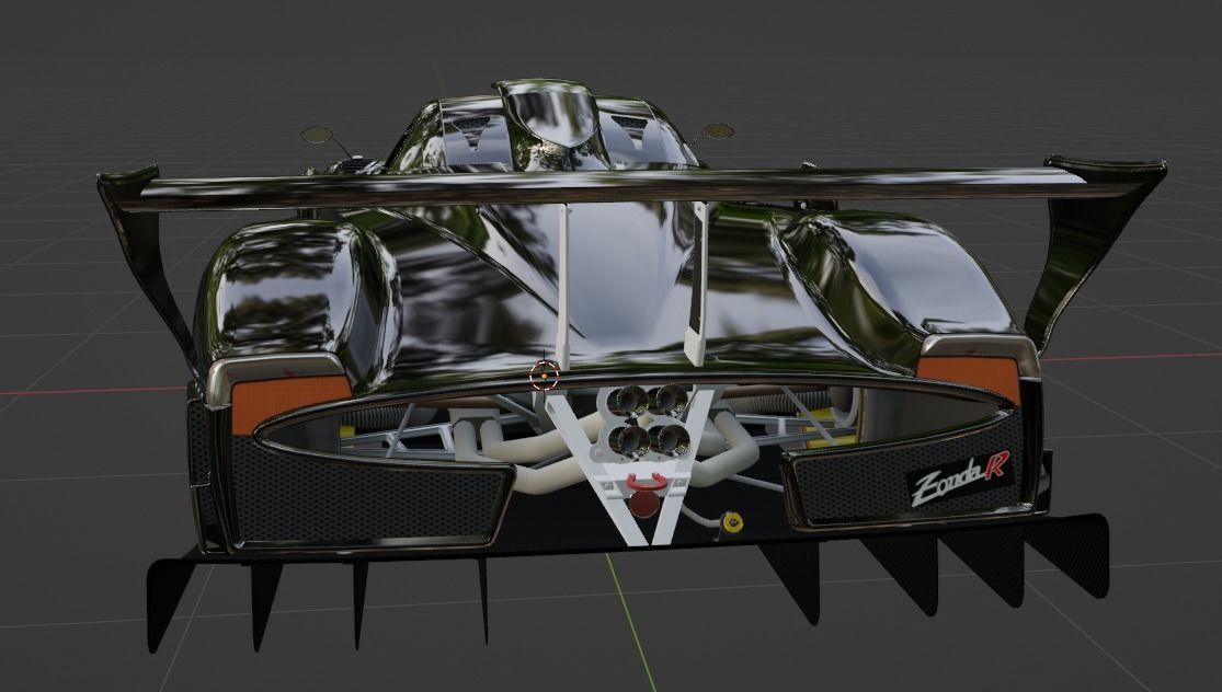 Pagani Zonda R 3D model 3D printable | CGTrader