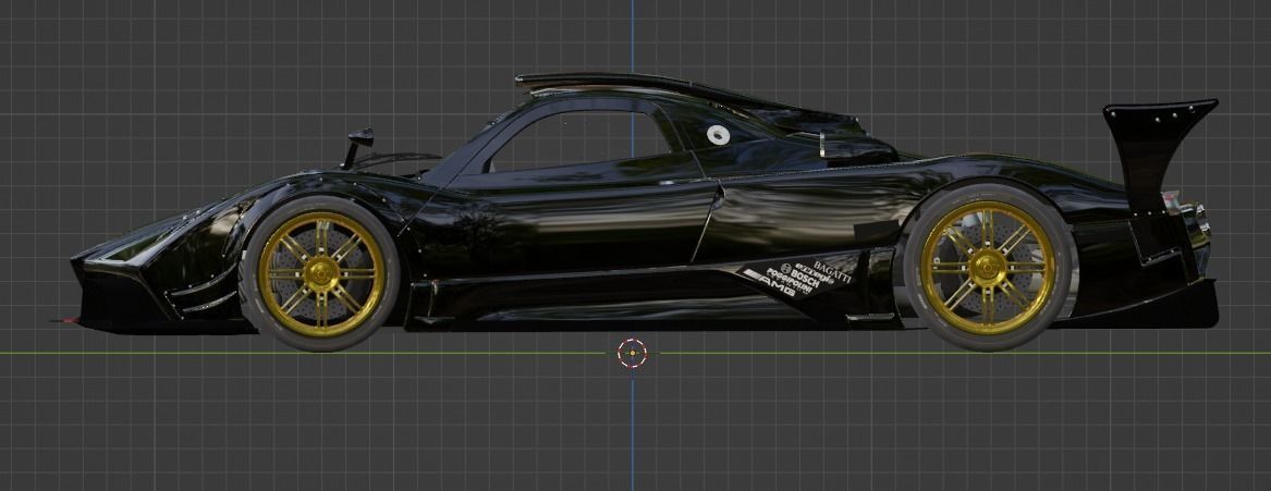 Pagani Zonda R 3D model 3D printable | CGTrader