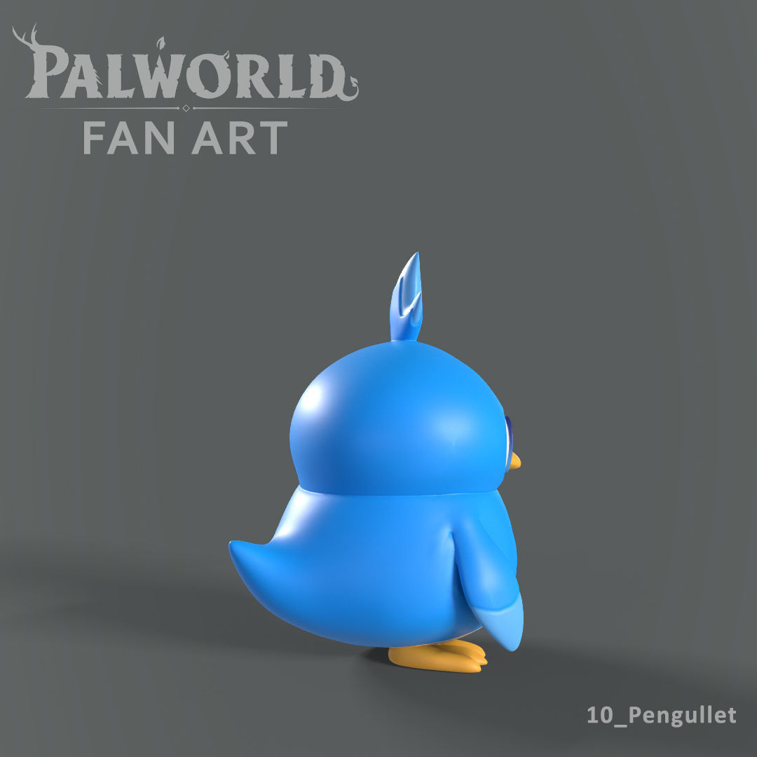 PALWORLD 10 - PENGULLET FANART 3D model 3D printable | CGTrader