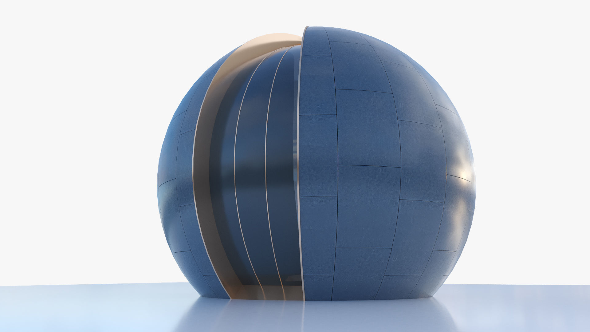 Future Sphere building 3D model | CGTrader