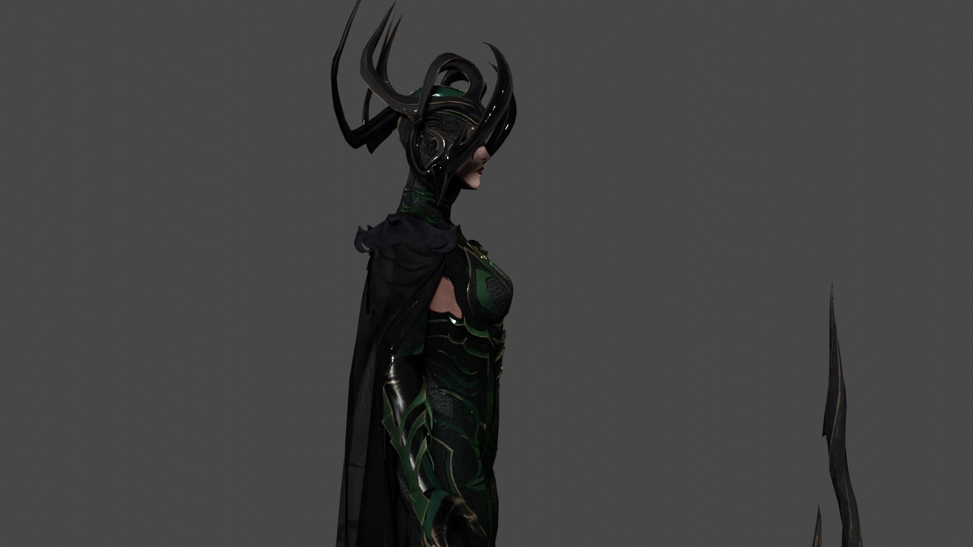 Hela Marvel 3d Model 3D model rigged | CGTrader