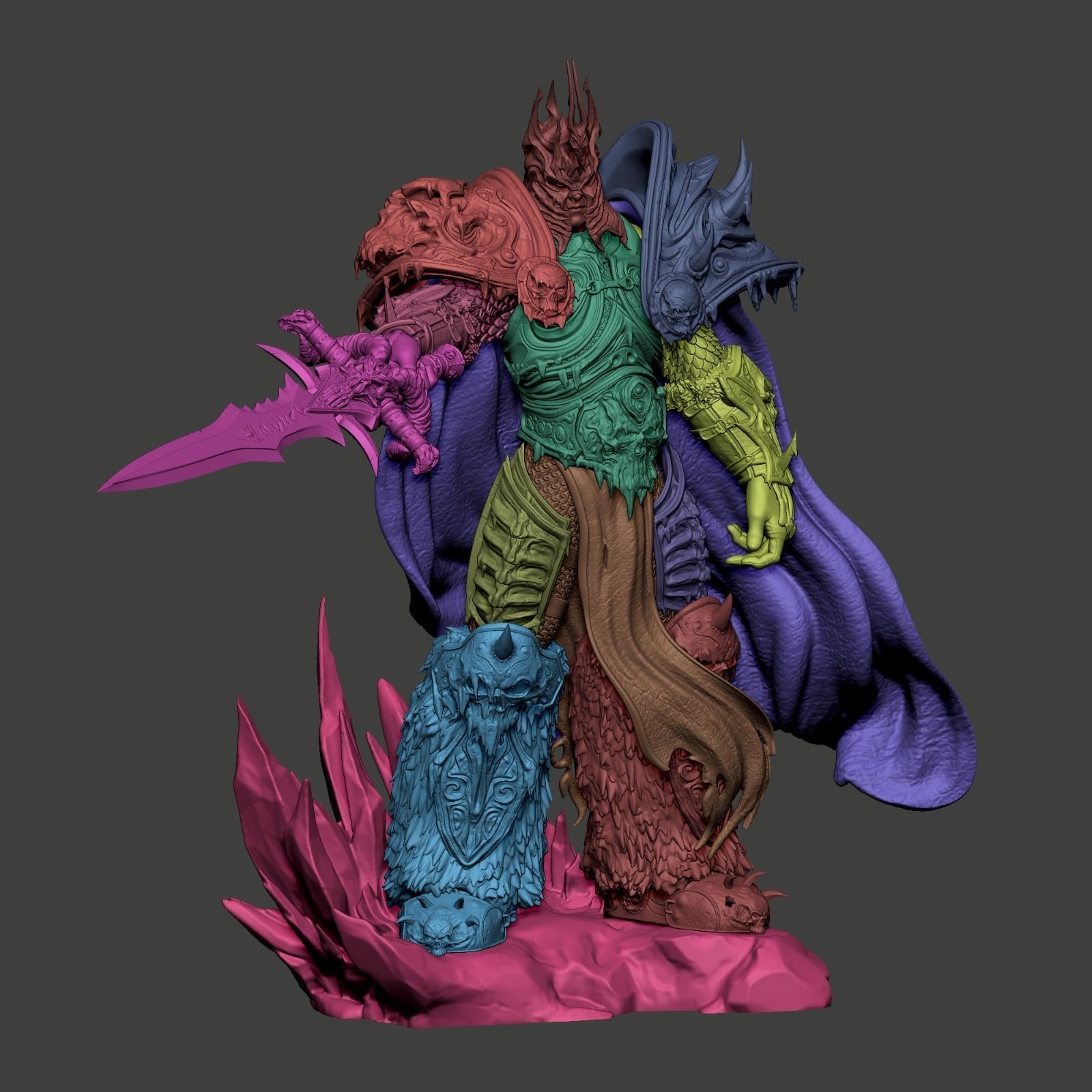 Lich King 3D Print 3D model 3D printable | CGTrader
