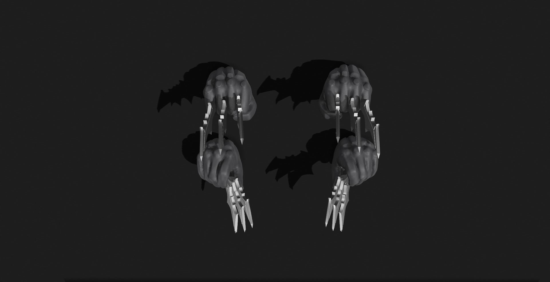 Mcfarlane figure Batman HAND with BATTARANG BEN AFFLECK 3D model 3D ...