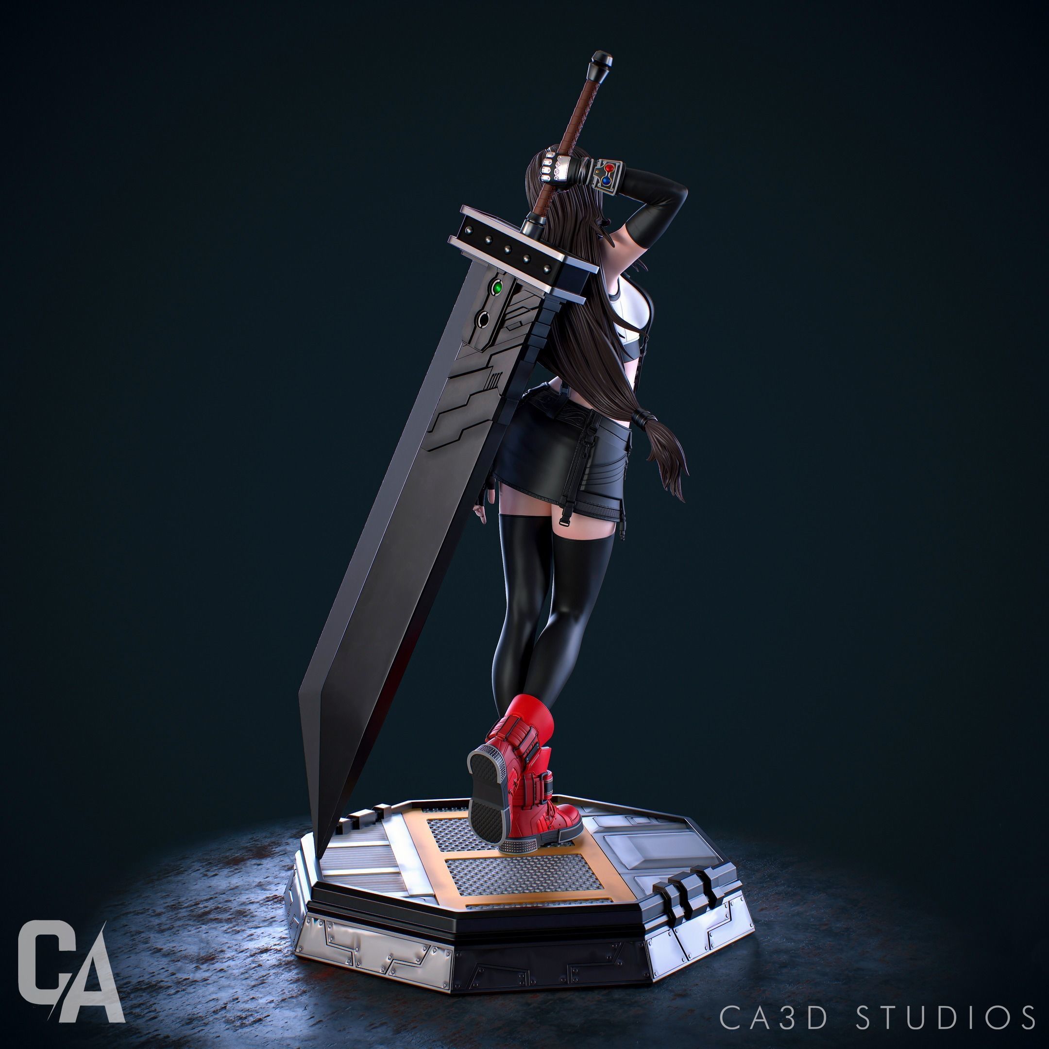 Tifa Lockhart 3D Print 3D model 3D printable | CGTrader