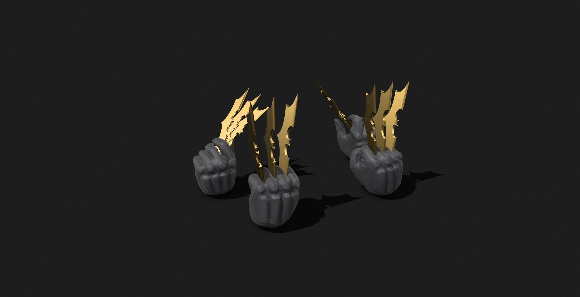 Mcfarlane figure Batman HAND with BATTARANG CHRISTIAN BALE 3D model 3D ...