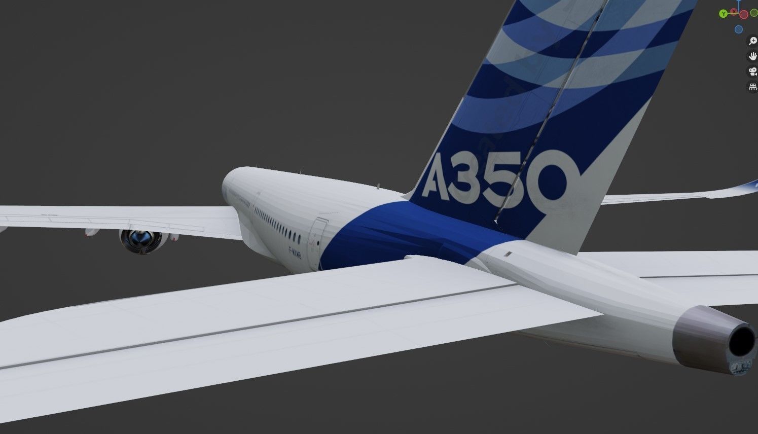 Airbus a350 plane and a320 cockpit 3D model animated | CGTrader