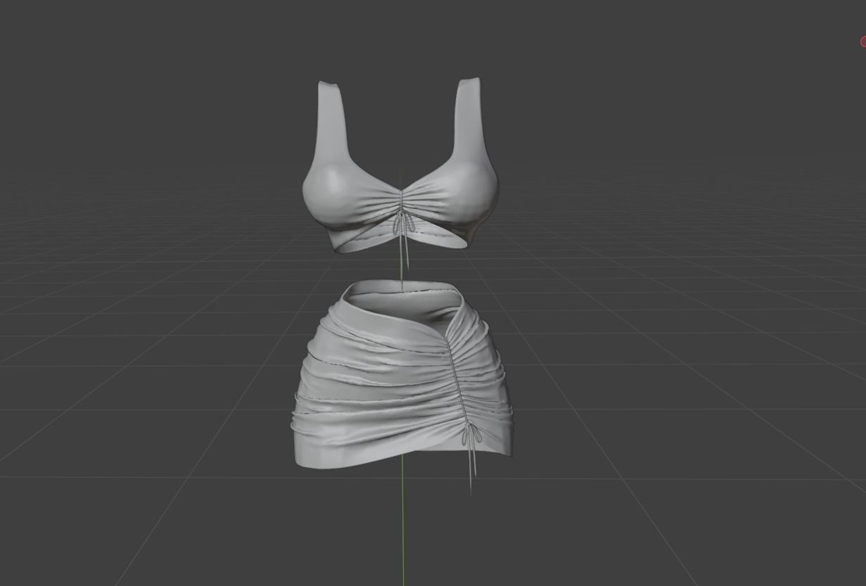 3D model Mesh Outfit 007 Second Life VR / AR / low-poly | CGTrader