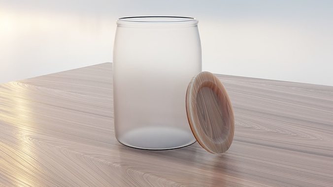 Glass Jar free VR / AR / low-poly 3D model | CGTrader