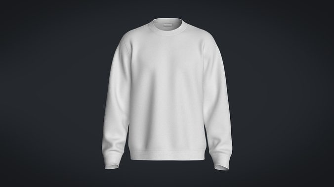 Sweatshirts - White 3D model | CGTrader