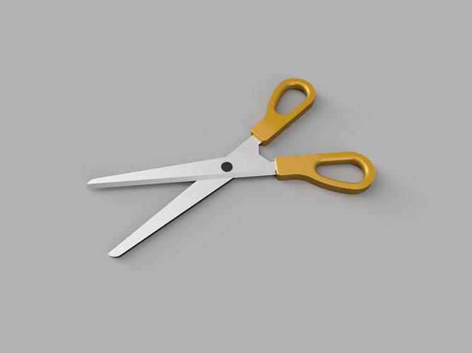 Scissors 3D model 3D printable | CGTrader